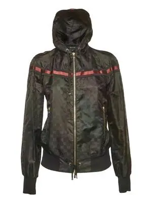 GUCCI 2006 Monogram-print Hooded Jacket