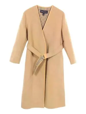 LOUIS VUITTON 2000s Belted Coat - Neutrals