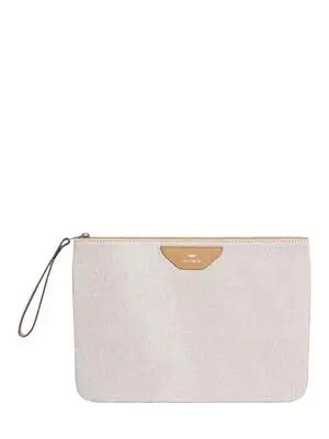 AVITEUR Maxi Travel Pouch Brown