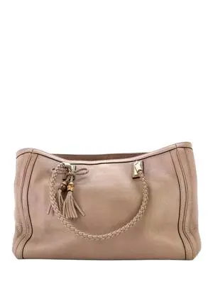 GUCCI Bella Leather Medium Tote Bag