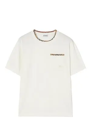 Burberry Burberry Cotton Pocket T-Shirt Chalk