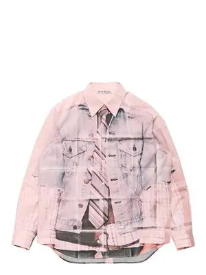 Acne Studios Sarona Long-sleeve Poplin Shirt - Pink