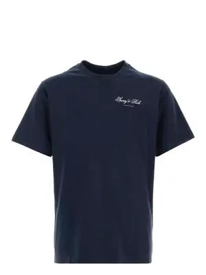 Sporty & Rich Cameron Club Logo-print T-shirt - Blue