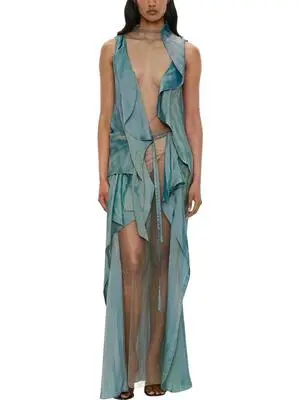 CHRISTOPHER ESBER Kacere Draped Maxi Dress