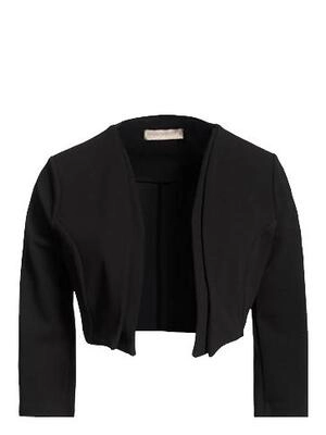 RINASCIMENTO Woman Shrug Black Size M Polyester, Elastane