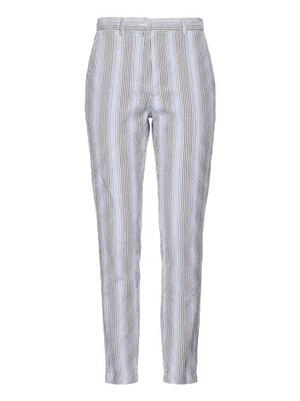 120% Lino Pants Size Linen, Polyamide - Blue