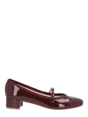 BALLERETTE Woman Pumps Burgundy Size 9 Leather Red