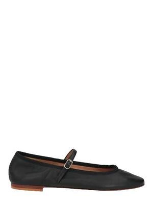 MANSUR GAVRIEL Dance Mary Jane Ballet Flats Size Leather - Black
