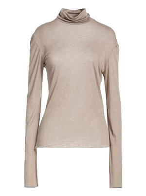 ALYSI T-shirt Taupe Size Viscose, Wool - Grey