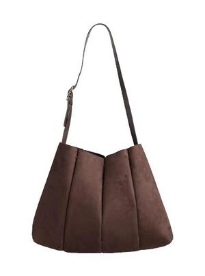 THEMOIRE Shoulder Bag Textile Fibers - Brown