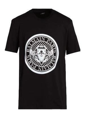 Balmain T-shirt Size Cotton - Black