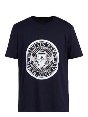 Balmain T-shirt Size Cotton - Navy
