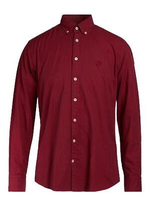HACKETT  Shirt Burgundy Size Cotton - Red