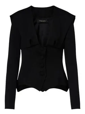 GEORGES HOBEIKA Single-breasted Jacket Black