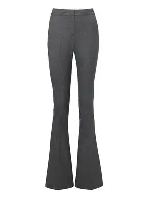 Blumarine Mid-rise Flared Pants - Grey