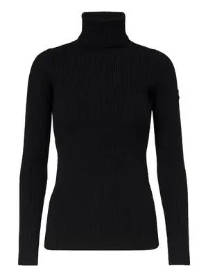 YVES SALOMON Wool And Cashmere-blend Turtleneck Sweater - Black