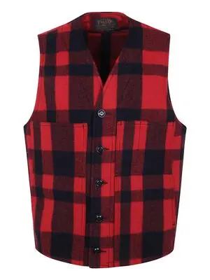 Filson Vest Plaid "mackinaw - Red