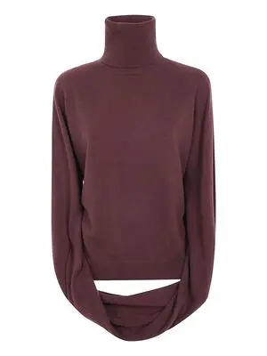 UMA WANG Wrap Top "wrap Top" Brown