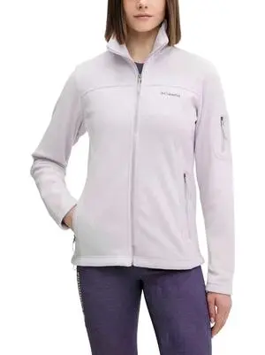 Columbia Fast Trek Zipped Fleece Track Jacket - Purple