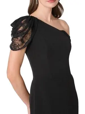 Shoshanna Tayla One-shoulder Mermaid Gown - Jet