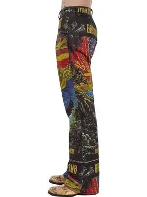 WHO DECIDES WAR Film Cotton Trousers - Multi