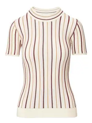 Rag & Bone Victoria Short-sleeve Crewneck Tee - Pnkmt