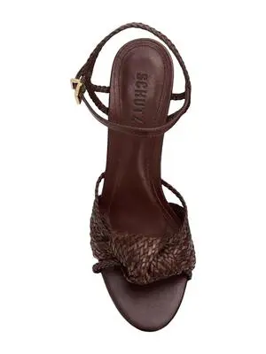 SCHUTZ Kalina 100mm Leather Platform Sandals