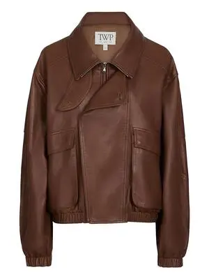 TWP Hunter Leather Jacket - Bison