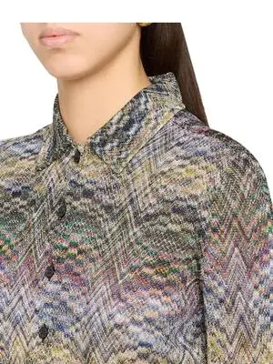 Missoni Zigzag Button-front Shirt - Smson Mult
