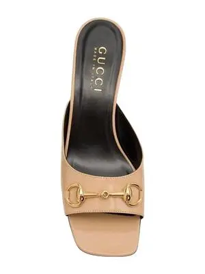 Gucci 55mm Signora Leather Mules - Rose