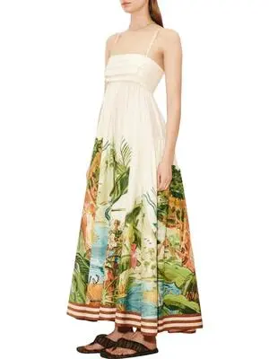 ALEMAIS Toucan Tango Midi Dress - Multi