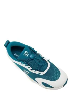 Loewe X On Cloudsolo Lightweight Sneakers - Teal/eggshell