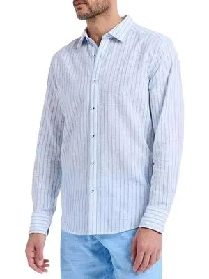 Robert Graham Apos;s Wythburn Multicolor Stripe Cotton Sport Shirt - Multi