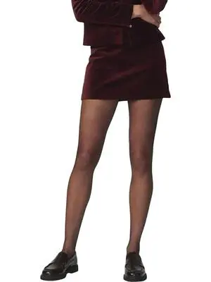 JOE & APOS;S JEANS The Velveteen Mini Skirt