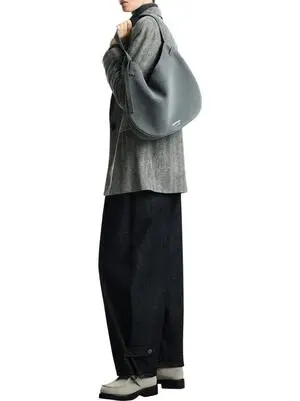 Emporio Armani Chevron Leather Jacket - Multi