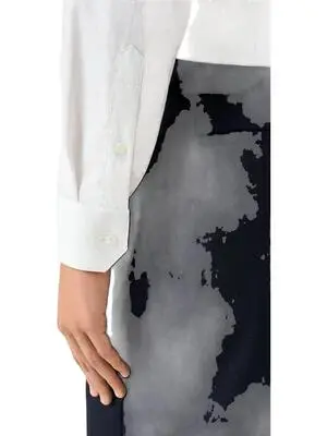 Eton Apos;s Slim Fit Textured Elevated Pique Dress Shirt - 00 White
