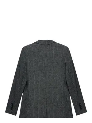 EMPORIO ARMANI Plaid Notch-lapel Jacket