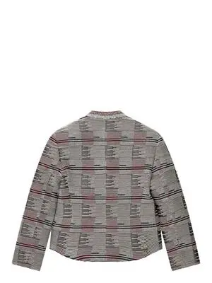 Emporio Armani Geometric Jacquard Blazer - Multi