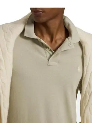 Polo Ralph Lauren Apos;s Cotton Mesh Polo Shirt - Stone