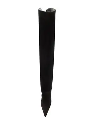 Schutz 85mm Mikki Suede Over-the-knee Boots - Black