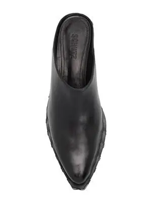 Schutz Taylor 30mm Studded Leather Mules - Black