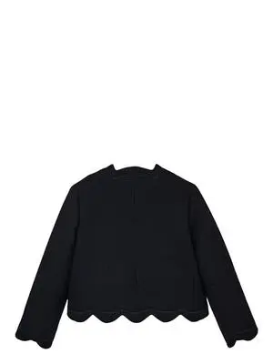 Marc Jacobs Scalloped Daisy Lady Jacket - Black