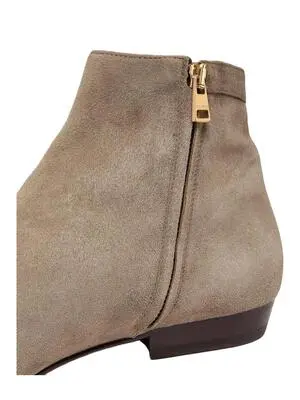 JW ANDERSON Ruffle Suede Ankle Boots