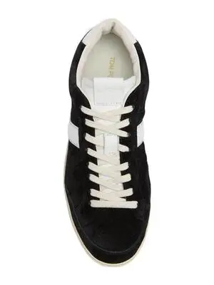 TOM FORD Apos;s Blake Suede Low-top Sneakers - Black