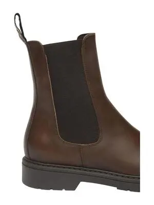 NEROGIARDINI Leather Chelsea Ankle Boots