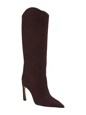 Schutz Maryana Nubuck Knee-high Boots - Dark Choco