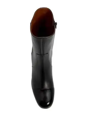 Valentino Garavani 60mm Zimmy Leather Ankle Boots - Nero