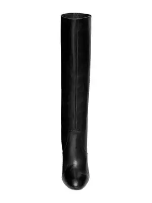 LOEFFLER RANDALL Goldy Leather Knee Boots - Black