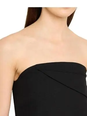 Officine Générale Noelia Wool Bustier Top - Black