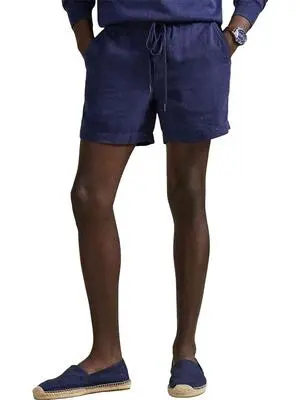 Polo Ralph Lauren Apos;s Polo Prepster Linen Shorts - Navy